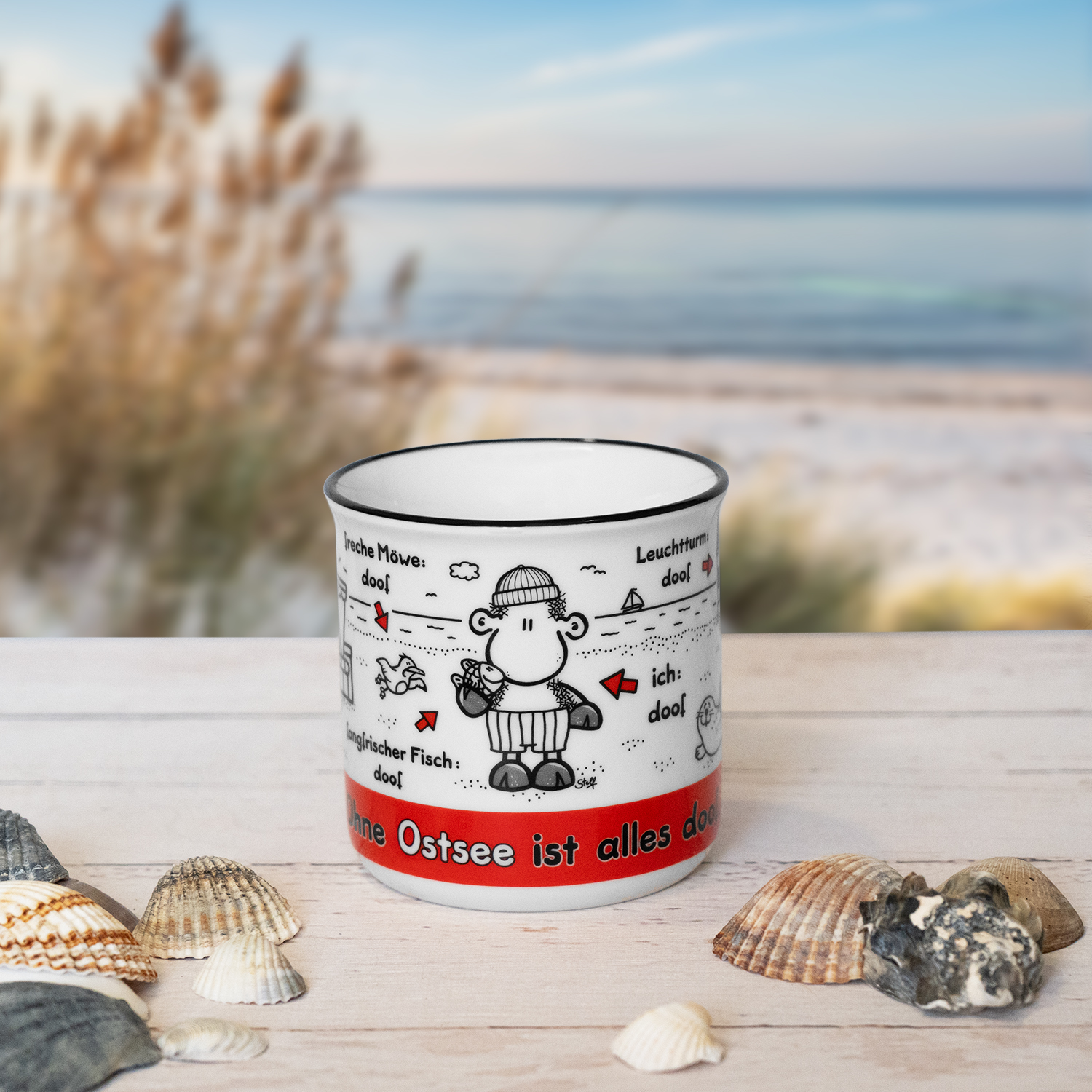 sheepworld Tasse »Ohne Ostsee ist alles doof« | sheepworld