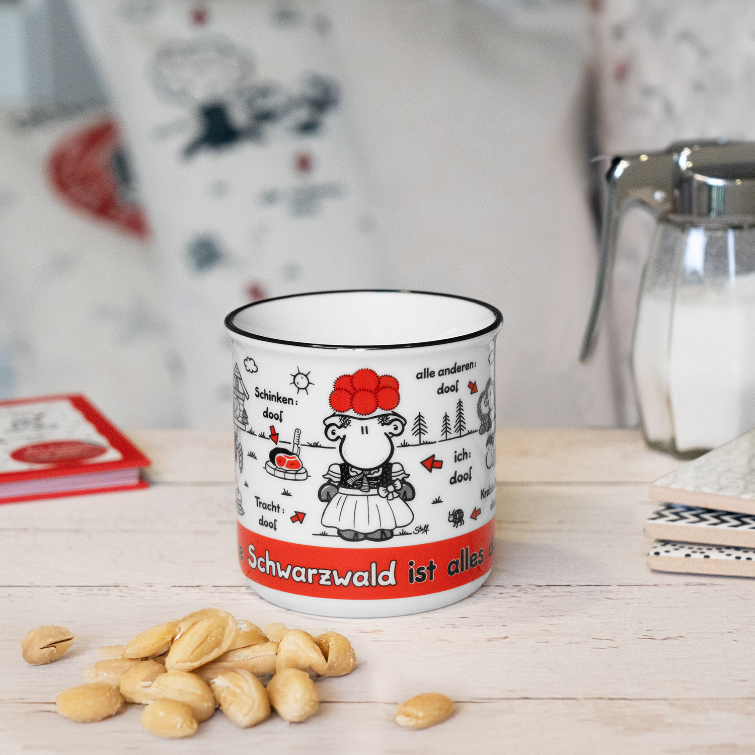 sheepworld Tasse »Ohne Schwarzwald ist alles doof« | sheepworld